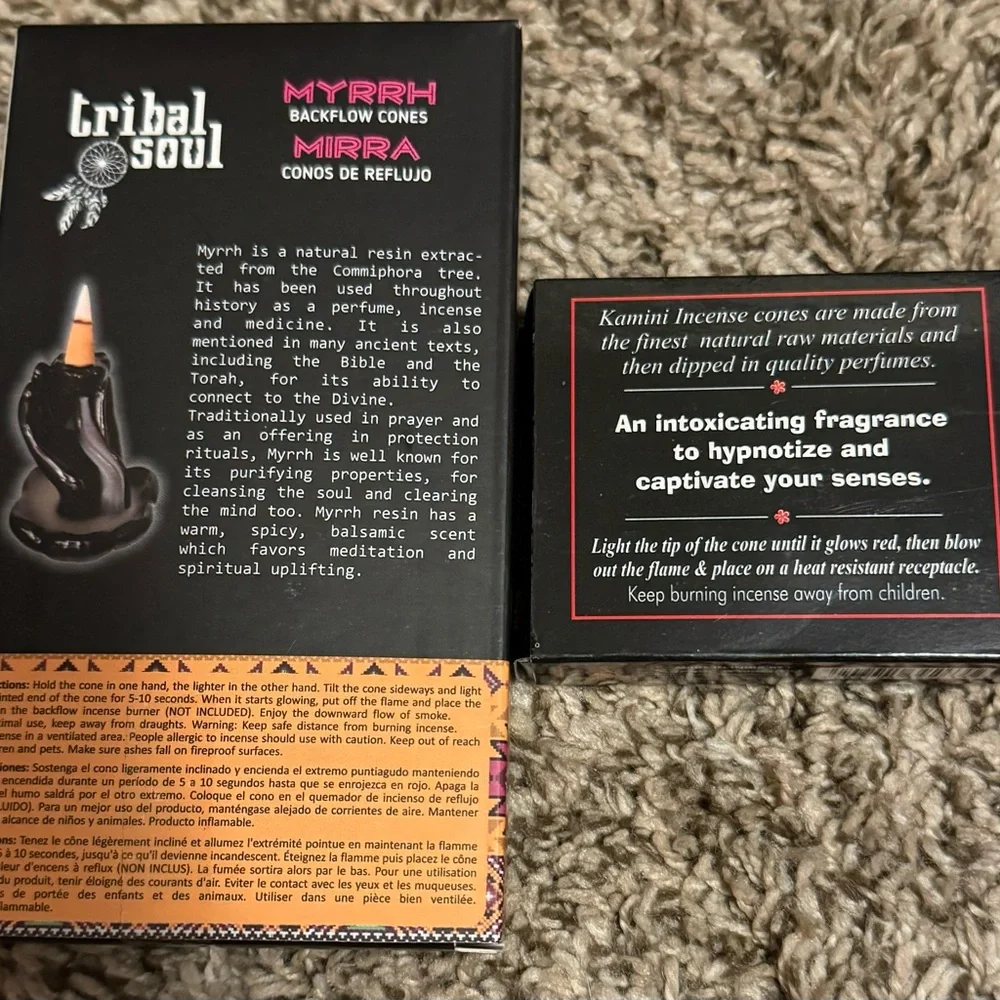 Accents | Tribal Soul Myrrh And Poison Incense Cones | Poshmark